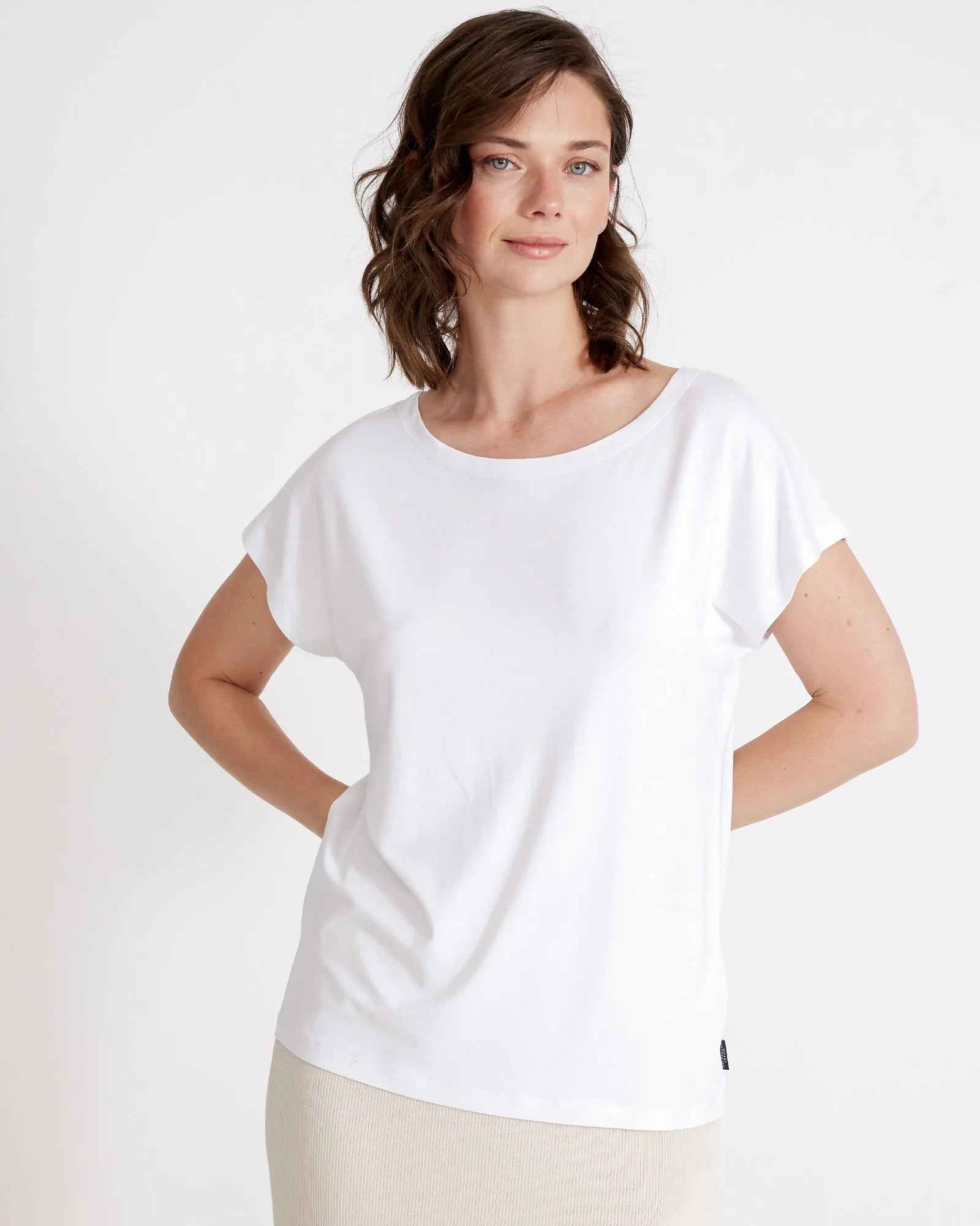 Holebrook Asta Capsleeve - White