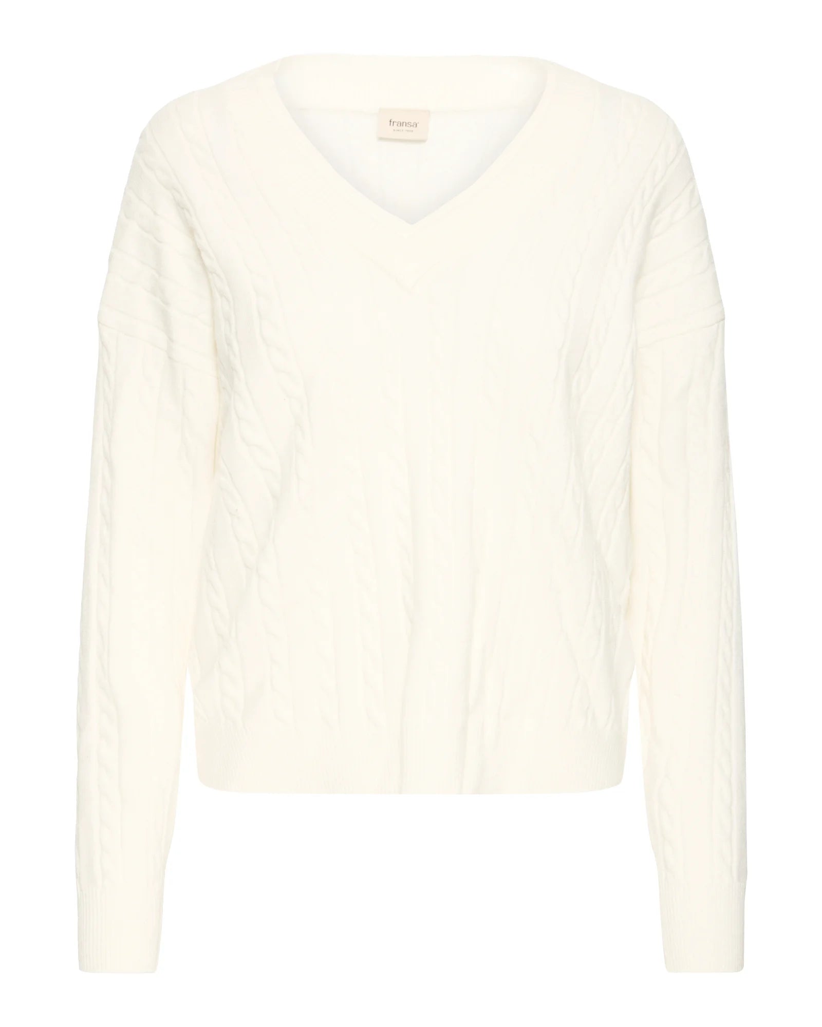 Fransa FRRENEE Pullover - Whisper White – Beacon
