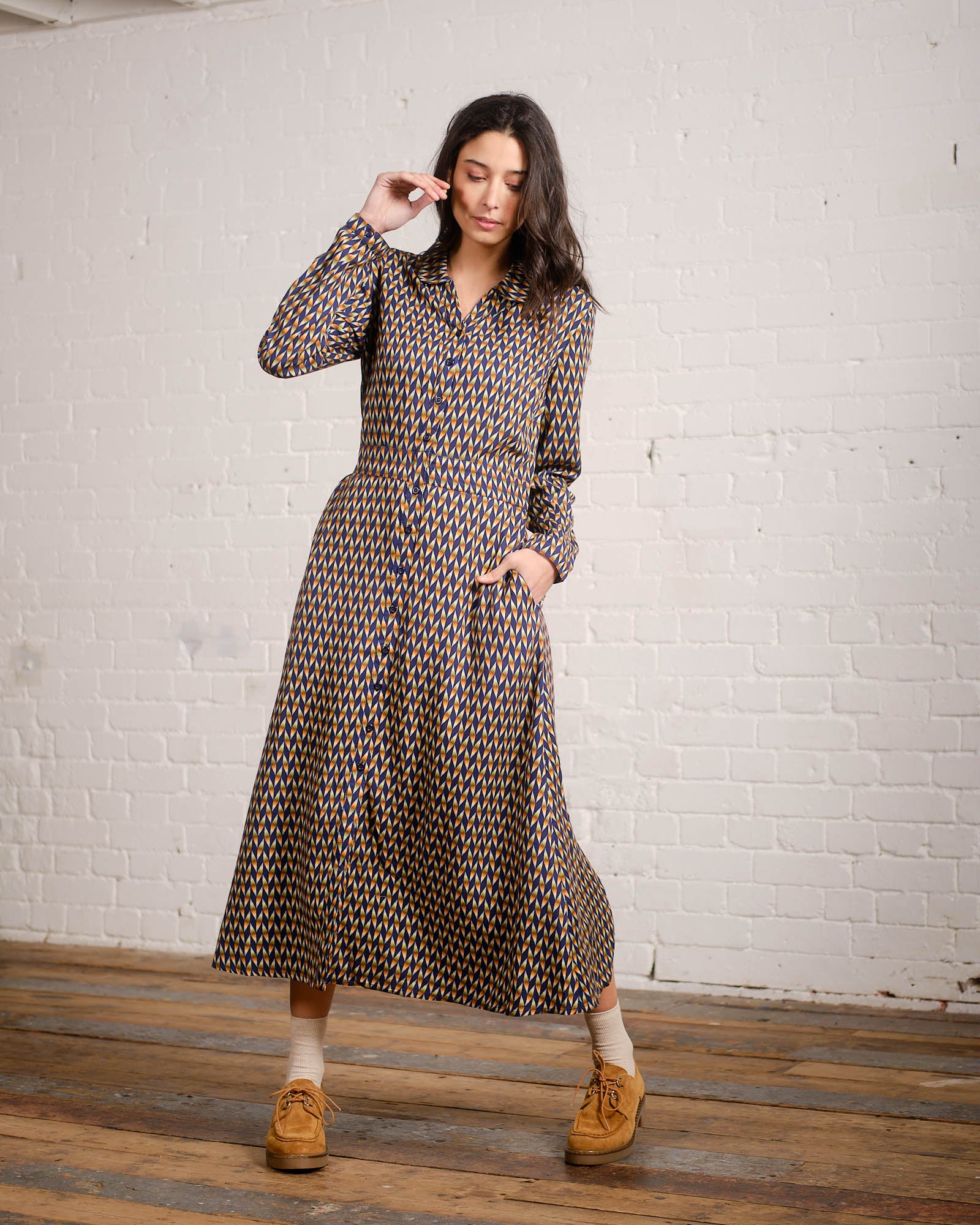 Pretty Vacant Jonie Dress - Diamonds – Beacon