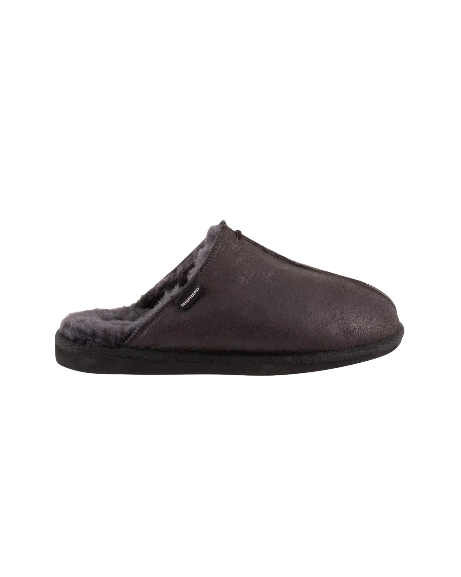 Shepherd of Sweden Hugo Slippers - Matt Black – Beacon