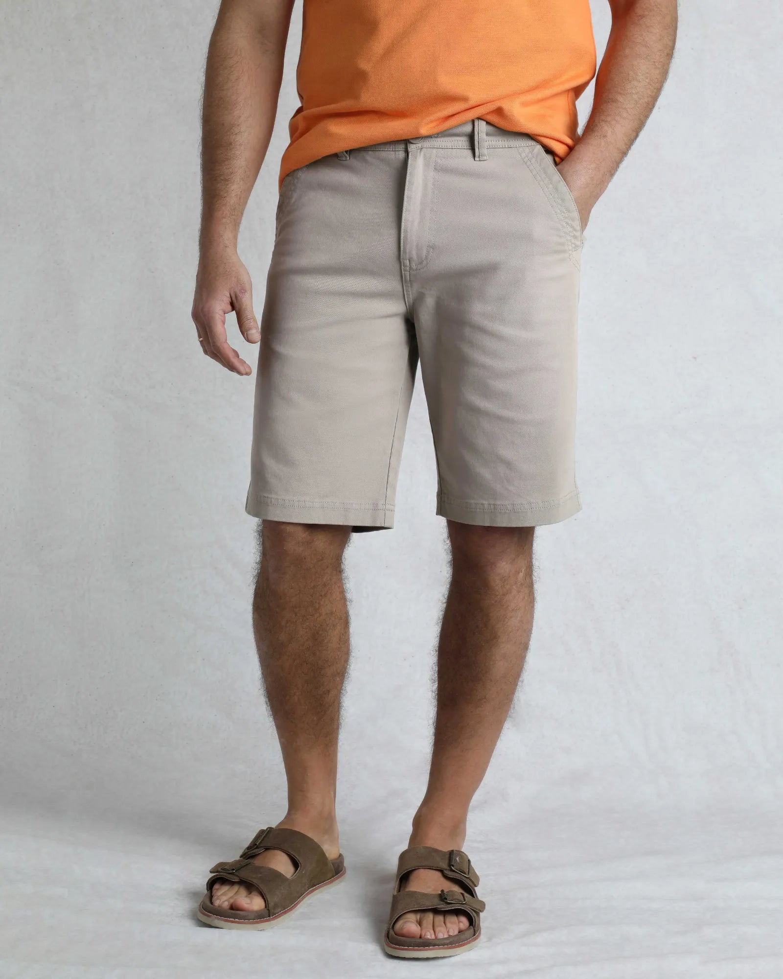 Weird Fish Rayburn Flint Stone Organic Cotton Flat Front Shorts – Beacon